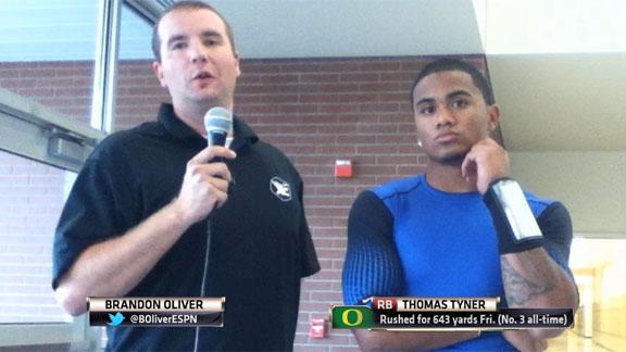 Aloha's Thomas Tyner sets state's single-season rushing record