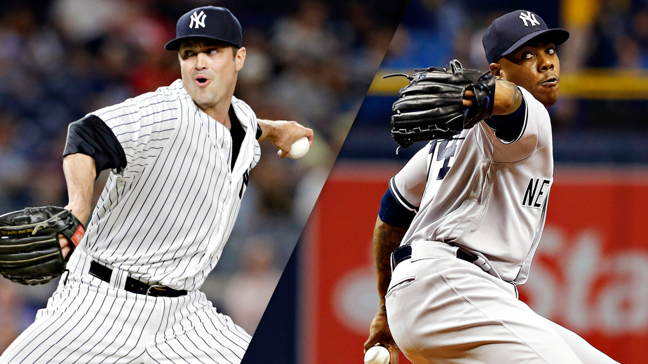 Los Yankees podrían cambiar a Andrew Miller y Aroldis Chapman